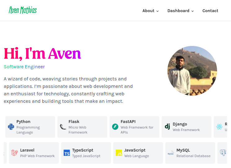 Aven Mathias - Software Engineer